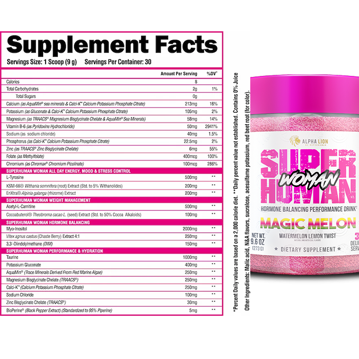 SUPERHUMAN® WOMAN – Inspyr Nutrition