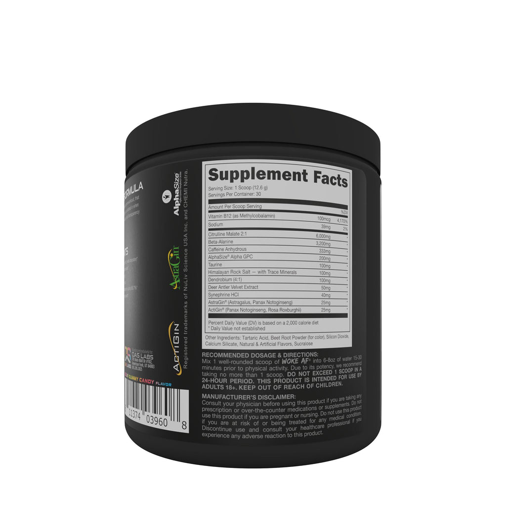 Woke AF - High Stimulant Pre-Workout – Inspyr Nutrition