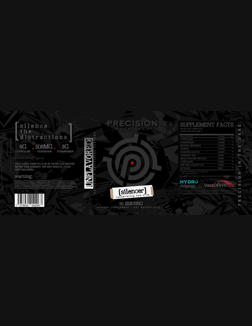 Precision Nutriton Silencer Non Stim Pre workout – Inspyr Nutrition